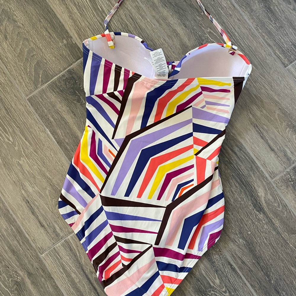 Kate Spade Mold Ban-Do One Piece Swimsuit Size Small - Gem
